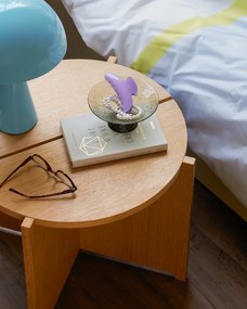 Hübsch Odkládací stolek DASH světlý ø55 cm 881603