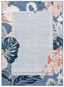 Dywany Łuszczów Kusový koberec Botanic 65240 Flamingo navy ROZMĚR: 78x150