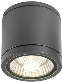 Trinity LILX0002 Venkovní stropní svítidlo Almeria Medium LED 23W 3000K, antracit, průměr 14,5cm, IP54