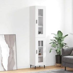 vidaXL Skříň highboard 34,5 x 34 x 180 cm kompozitní dřevo [3199444] Barva: Bílá