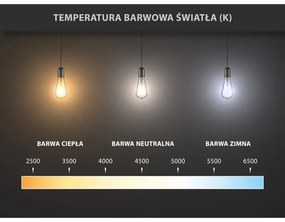 Mexen Nova, LED žárovka E27, C37, 10W, Teplá - 3000K, 1055 lm - L102-E27-1030-01