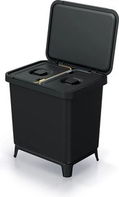 Odpadkový koš SYSTEMO 2x10 L černý