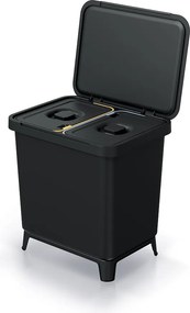 Odpadkový koš SYSTEMO 2x10 L černý