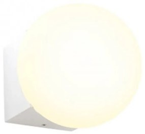 Redo 01-2600 koupelnové nástěnné LED svítidlo Bilia pískově bílé, 5W, 3000K, ø12cm