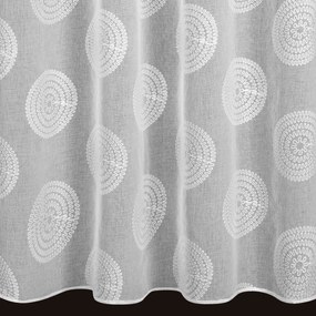 ZÁCLONA NA KROUŽCÍCH MILAGROS 140X250 CM VZOROVANÁ