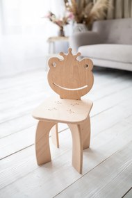 Woodisio Židle ANIMAL Barva: Přírodní dřevo, Variant: Žabka