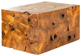 Noble Home Masivní teakový konferenční stolek Tekyre, 90 cm