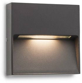 Redo 9151 nástěnné LED svítidlo Even tmavě šedé, 3W, 3000K, 10cm