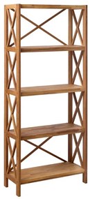 Designový regál Walworth 161 cm přírodní dub