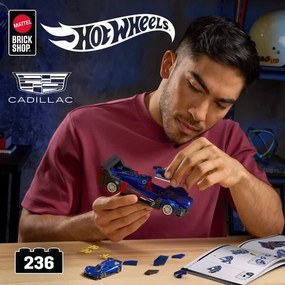 Mattel Brick Shop Hot Wheels Speed series Cadillac Project GTP Hypercar Vícebarevná