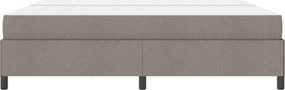 Postel s boxspringem Taupe 200 x 200 cm textil 3398889