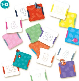 SES CREATIVE Nauč se počítat zvířátka kreativní set s pastelkami 14639