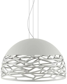 Lodes Kelly Large Dome 80, závěsné svítidlo 4x23W E27, bílá, prům. 80cm