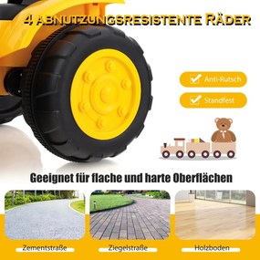 Costway Mobile children's excavator s adjustable digging shovel pro children