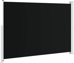 Zatahovací boční markýza/zástěna 200 x 314 cm černá 313411