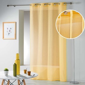 Žlutá záclona 140x240 cm Telma – douceur d'intérieur