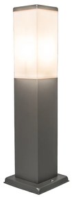 Moderní venkovní lampa tmavě šedá 45 cm IP44 - Malios