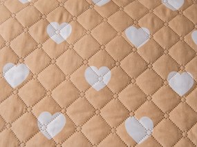 Přehoz na postel CARAMHEART, hnědý Rozměr: 170 x 210 cm