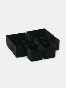 Sinsay - Sada organizérů do skříně 6-pack - černá