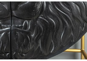 Massive home | Vysoká komoda Lion 160cm masiv mango black