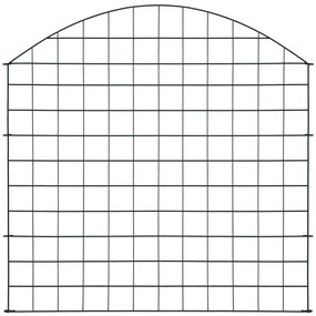 vidaXL Marketos Obloukový zahradní plot 77,5 x 78,5 cm zelený