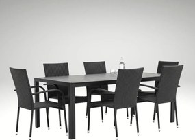 Vikio Zahradní set 190x90 pro 6 osob DT254-190 antracit