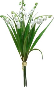 Umělá květina svazek Konvalinek, 30 cm