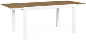 BIZZOTTO Rozkládací zahradní stůl ELIAS 140x90cm bílý 0662823