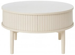 Designový konferenční stolek Palomino 85 cm bílý dub