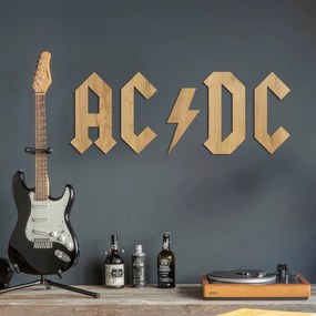 DUBLEZ | Dřevěné logo - Nápis na zeď - AC/DC