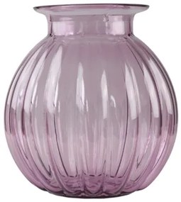 Křišťálová váza Maria fialová