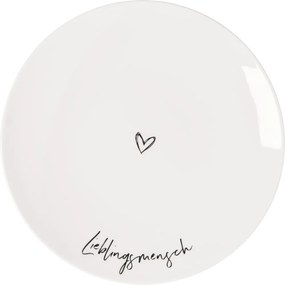 Villeroy&Boch Villeroy & Boch Statement snídaňový talíř Lieblingsmensch, 21,2 cm