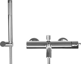 Rea Lungo - vanová baterie + ruční sprchový set, chrom, REA-B6641