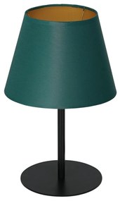 Luminex Stolní lampa ARDEN 1xE27/60W/230V pr. 20 cm zelená/zlatá LU3559