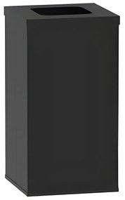 Koš na tříděný odpad 50 L, úchyt na pytel, černý/černý