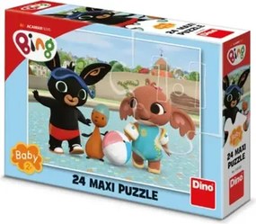 DINO Bing u bazénu / 24 dílků / od 4 let