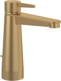 Villeroy & Boch Conum - Umyvadlová baterie s výpustí, kartáčované zlato TVW12700300076