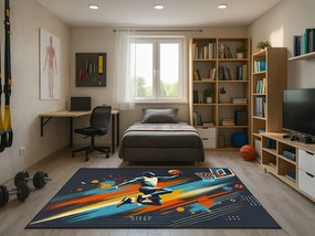 TZ Designový koberec „Basketbal“ Rozměr: 100x150 cm