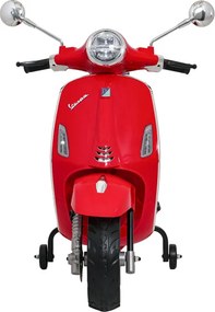 Elektrický skútr Vespa ROMA červený