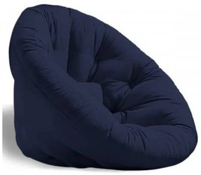 Tmavě modrý sedací polštář pro dospělé Vinda