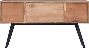 vodaXL Odkládací skříňka 110x30x75 cm masivní teak 285314
