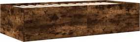Válenda se zásuvkami bez matrace kouřový dub 75 x 190 cm 3280892