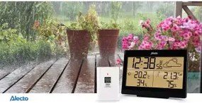Alecto WS-2300 černá / Meteostanice / bezdrátový senzor / budík / pods