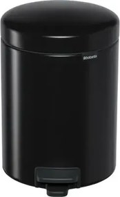 Brabantia Newicon Pedálový odpadkový koš 5 L černá / průměr 20.5 cm /
