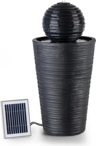 Blumfeldt Liquitorre XL, solární fontána, 200 l/h, solární panel, 2 W, akumulátor, LED, polyresin