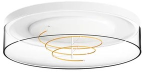 Stropní LED svítidlo/plafón s vláknem NOLAN transparentní