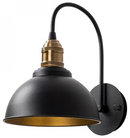 Nástěnná lampa Varzan černá