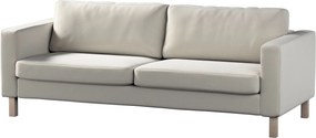 Potah na pohovku IKEA Karlstad, 3-místná, rozkládací barva šedá látka sametová
