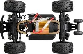 AMEWI Monstertruck Hyper Go MAX20 modrá/oranžová / RC auto / 1:20 / 4W