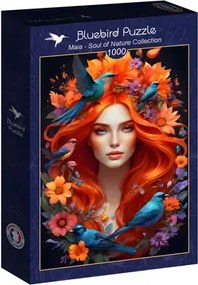 BLUEBIRD Puzzle Maia - Kolekce Duše přírody / 1000 dílků / 47,8 x 69 c